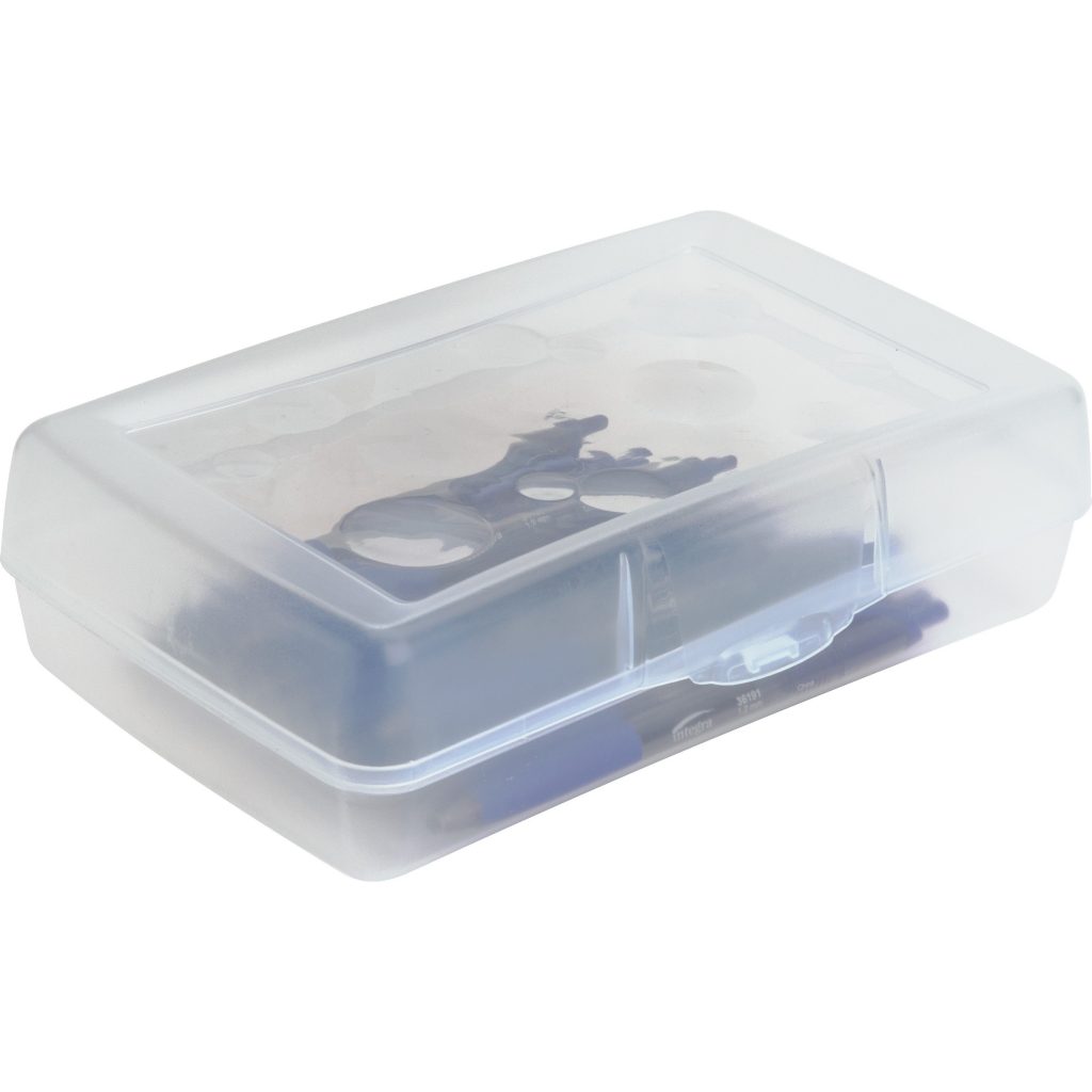 Clear Pencil Box - Ready-Set-Start