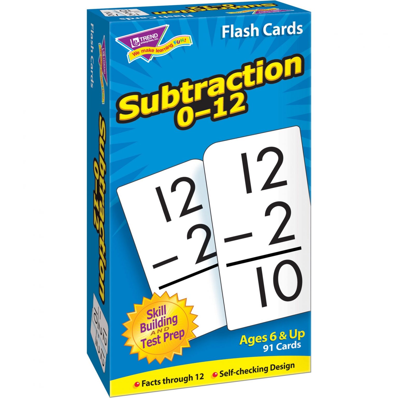 Subtraction Flash Cards - Ready-Set-Start